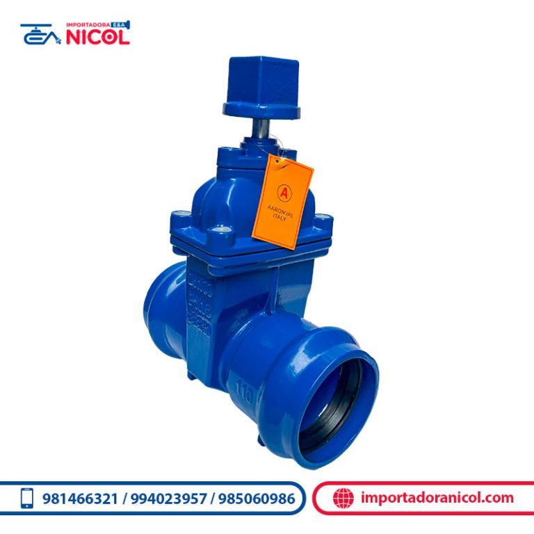 VÁLVULA COMPUERTA TIPO LUFLEX EMBONE AARONVAL – IMPORTADORA E&A NICOL S.A.C
